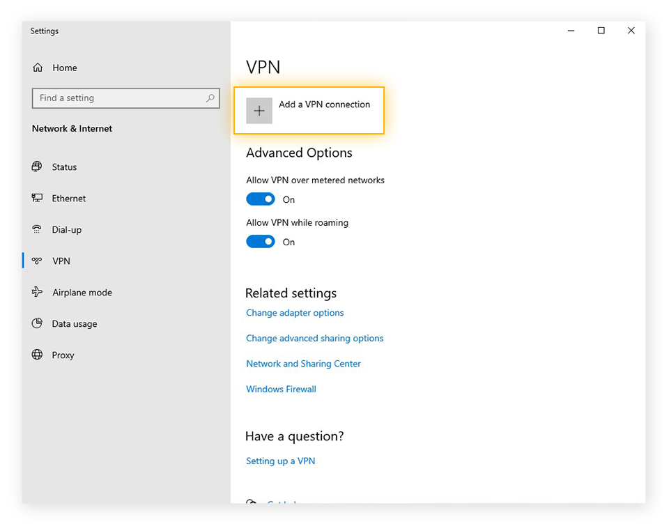 Een VPN installeren in Windows 10, 8 of 7