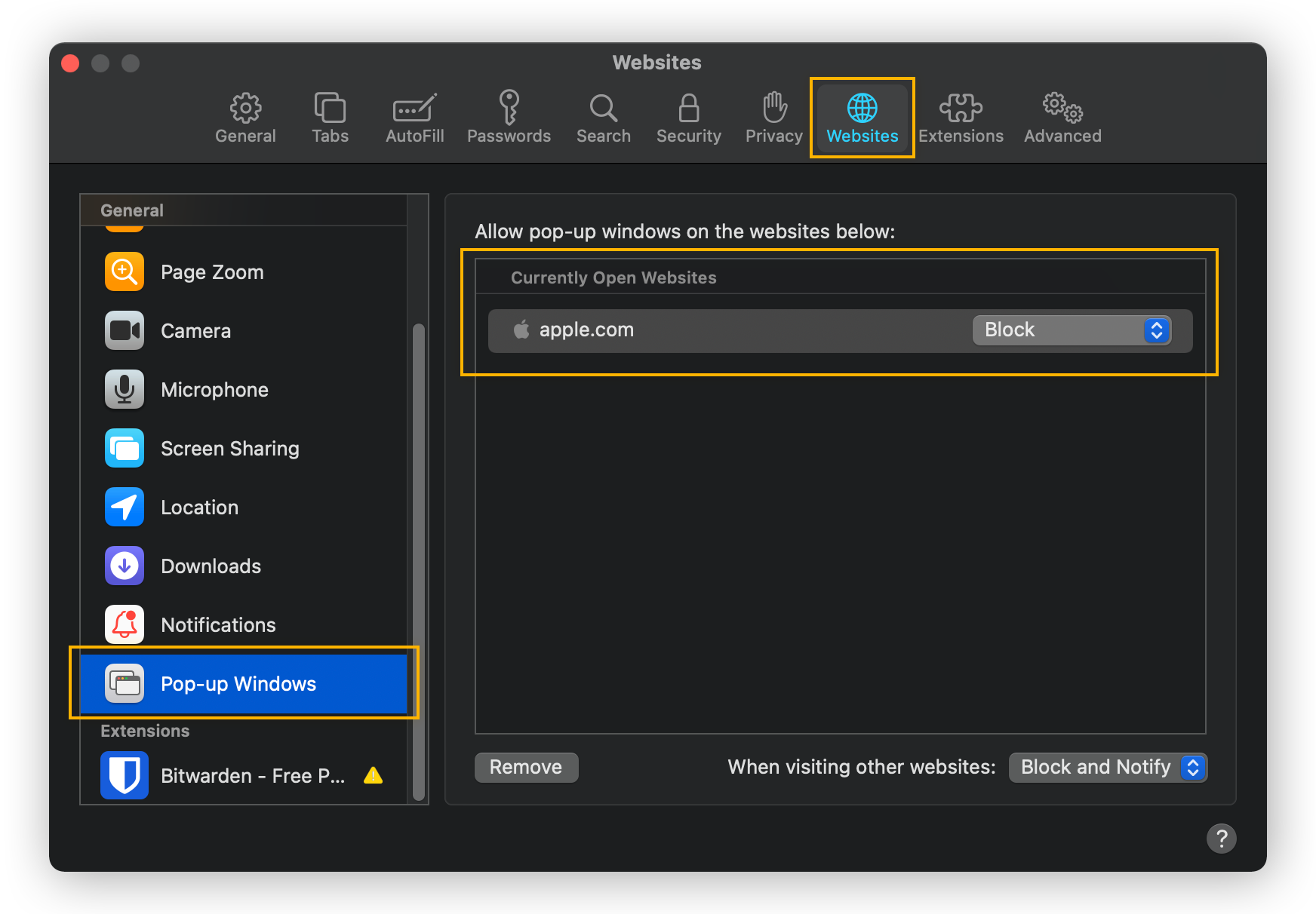 How to Allow or Disable Pop-Up Blockers in Safari | AVG