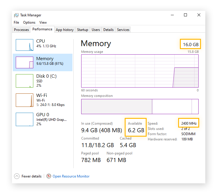 How to Check RAM Size, Speed, & Type