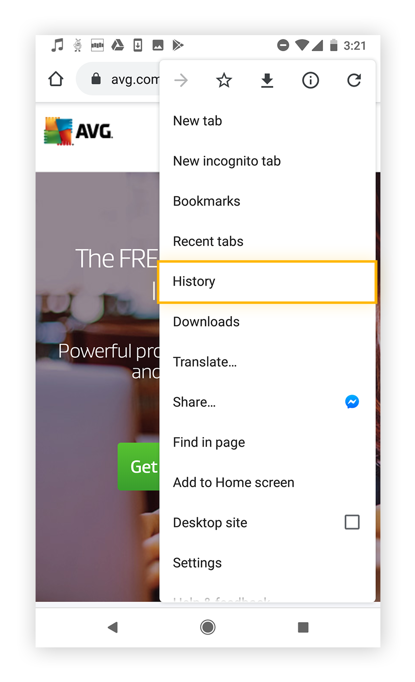 How to Clear Search History & Delete Browser History | AVG