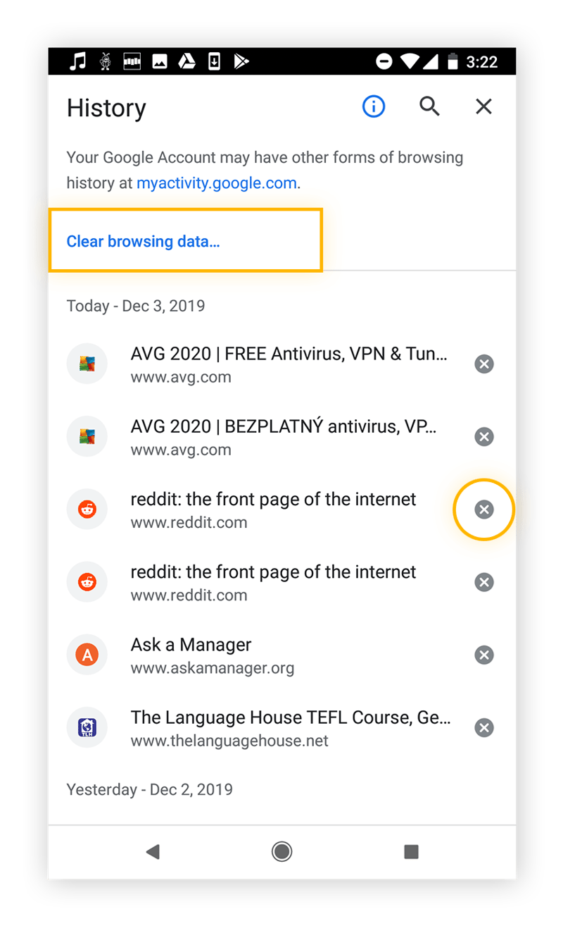 How to Clear Search History & Delete Browser History | AVG
