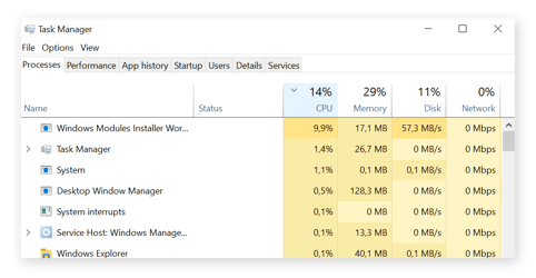 Fix Windows Modules Installer Worker High CPU Usage | AVG