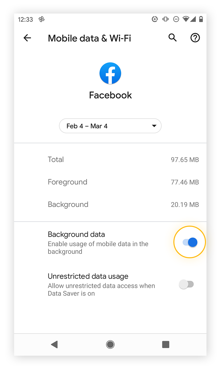 What is Background Data & How to Restrict It