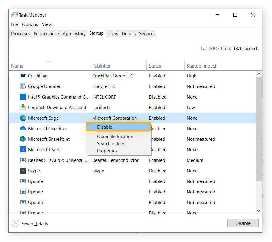 How to Fix 100% Disk Usage in Windows 10 & 11