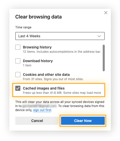 How to Clear Cache and Cookies - Microsoft Edge