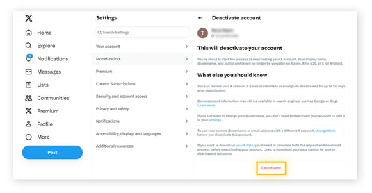 How to Delete Your Twitter Account | Deactivate Twitter