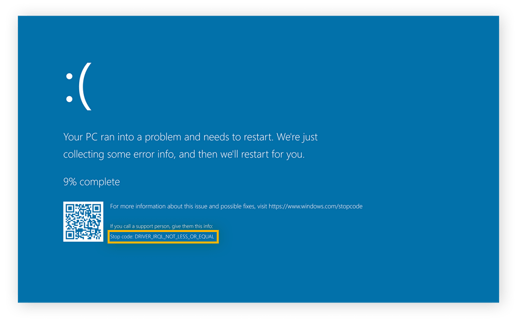 Blauwe schermfouten verhelpen in Windows