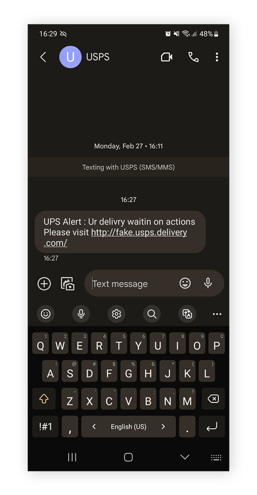 How to Identify a Fake Text Message, Report & Examples