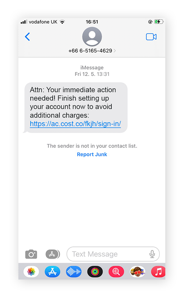 Wie man Fake-SMS erkennt: Studie und Beispiele