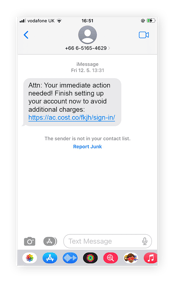How to Identify a Fake Text Message, Report & Examples