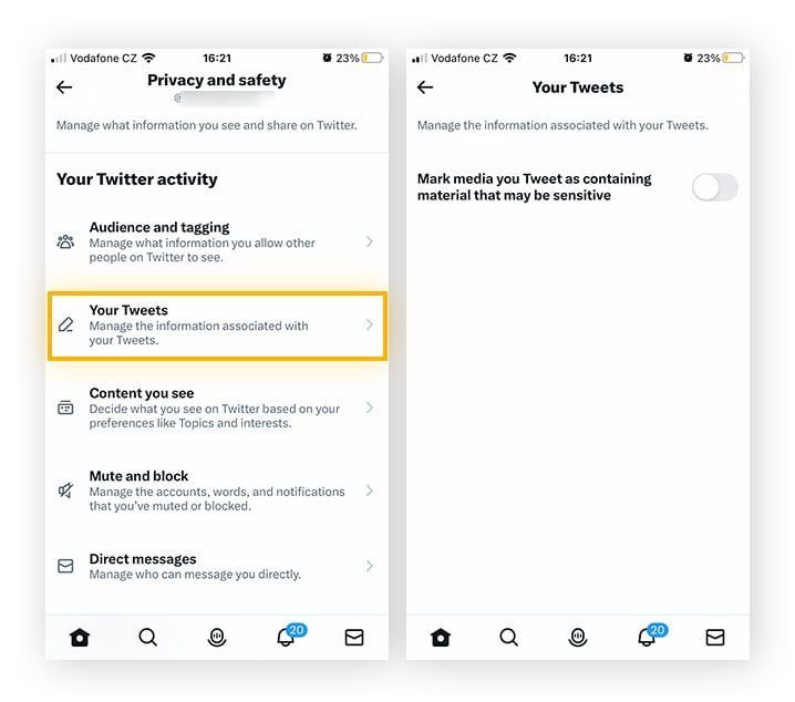 How to Change Twitter Settings & View Sensitive Content